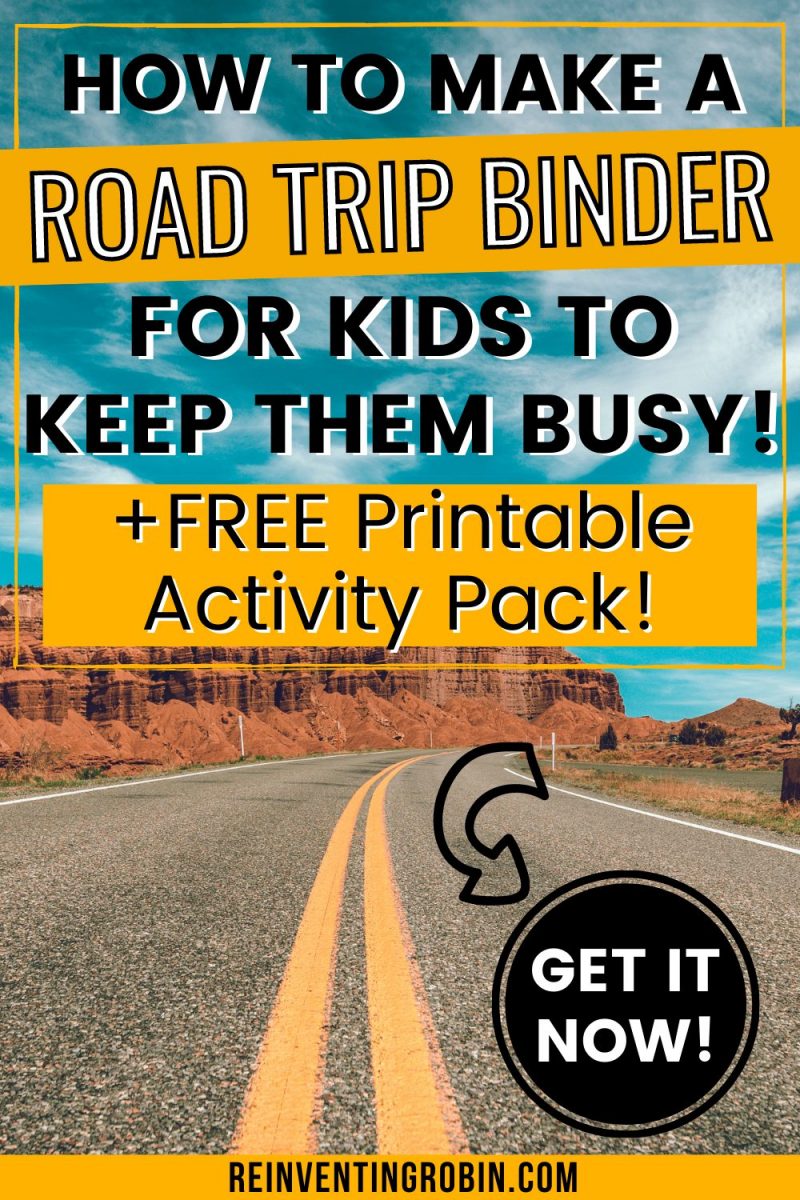 How to Make a DIY Travel Binder for Kids +FREE Printable Activity Pack ...